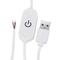 China 5V USB Touch Panel LED Strip Dimmer Controller 1M Cable for Lamp Light for sale