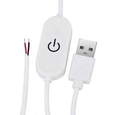 China 5V USB Touch Panel LED Strip Dimmer Controller 1M Cable for Lamp Light for sale