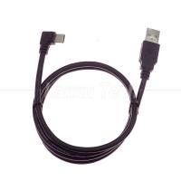 China 1m 2m 3m 5m Data Charging 90 Degree Up Down Left Right Angle USB to Type C Extension Cable for sale