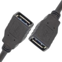 China USB 3.0 A Female to Female Extension Cable 5Gbps Data Transfer 2A Charging 1m-5m Length Options for sale