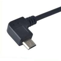 China 90 Degree Angle Micro B to USB Type A Female OTG Adapter Cable for sale