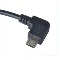 China 90 Degree Angle Micro B to USB Type A Female OTG Adapter Cable for sale