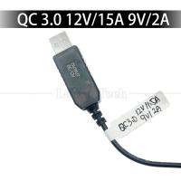China QC3.0 QC2.0 12V 1.5A 9V 2A 5V to 12V USB Charger Cable for Router LED Strip for sale