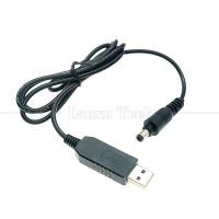 China 5V USB to 12V Output DC 5.5x2.1mm Lock Connector Booster Cable for LED Strip Lights for sale