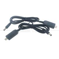 China USB Type C to DC 5.5x2.1mm Cable 5V to 12V Output for Router LED Light Strip 1m for sale