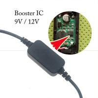 China USB to DC 5.5x2.1mm 12V 1A Power Booster Converter Cable for Router Modem LED Strip for sale