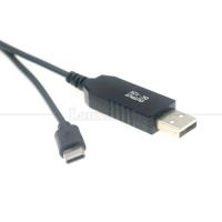 China 5V to 12V USB to USB Type C Booster Converter Cable 1m for LED Strip Light Mats for sale