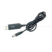 China USB 5V to 9V DC Boost Step Up Power Converter Cable 5.5x2.1mm 1m for WiFi Router Modem for sale
