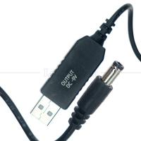 China 5V USB to 9V DC Step Up Converter Cable 5.5x2.1mm 1m for WiFi Router Modem for sale