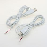 China Custom USB A Male to JST 2-Pin Connector Cable Assembly with 1.0mm-2.0mm Pitch and 18-26AWG Wire Options for sale
