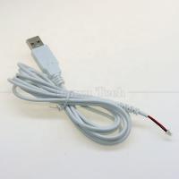 China Custom USB A Male to JST 2-Pin Connector Cable Assembly with 1.0mm-2.0mm Pitch and 18-26AWG Wire Options for sale