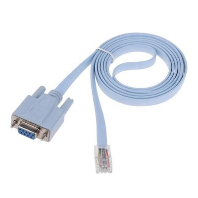 China 1.8m RS232 DB9 Female to RJ45 Console Cable for Cisco Router Switch for sale