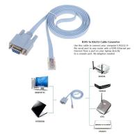 China 1.8m RS232 DB9 Female to RJ45 Console Cable for Cisco Router Switch for sale