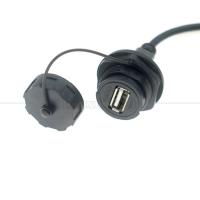 China IP67 Waterproof Panel Mount USB A Extension Cable 1m Length for Marine & Automotive Applications for sale