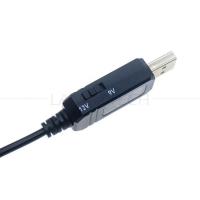 China USB 5V to 9V 12V Step Up DC Power Booster Cable 1m for Router LED Strip for sale
