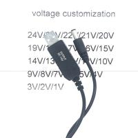 China Custom Voltage USB to DC Charger Cable 12V 9V 5V for Router Camera LED GPS for sale