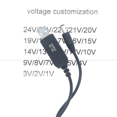 China Custom Voltage USB to DC Charger Cable 12V 9V 5V for Router Camera LED GPS for sale