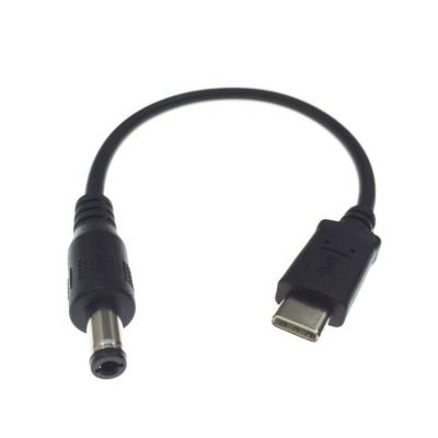 China 65W PD Fast Charging USB C to DC 5.5x2.1mm Power Supply Charger Cable 20V 3A for Laptop for sale