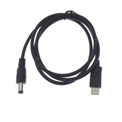 China 65W PD USB C to DC 5.5x2.1mm Power Supply Charging Cable 20V 3A Quick Charge for sale