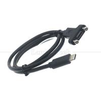 China USB 3.1 Gen2 Screw Locking Stud USB Type C Panel Mount Extension Cable 1M for sale