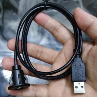 China CUSTOM 1M Car Dashboard Flush USB A Male to USB A Female Panel  Mount Cable for sale