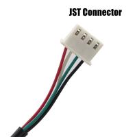 China Custom Screw Locking Stud Female Panel Mount USB 2.0 Type A to JST XH PH SH Assembly Cable for sale