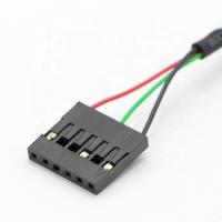 China OEM Snap in USB Socket Panel Mount Cable with Dupont Terminal for sale