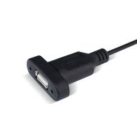 China Custom Panel Mount USB A Female to Bare Wire Tinned Open End Cable for sale