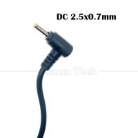 China 90 Degree Right Angle USB A Male to DC 2.5x0.7mm 5.5x2.1mm Barrel Jack Charger Cable 1m for sale