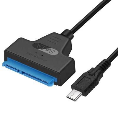 China USB 3.1 Type C to SATA Adapter Cable 5Gbps for 2.5 Inch SSD HDD Hard Drive 20cm for sale