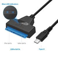 China USB 3.1 Type C to SATA Adapter Cable 5Gbps for 2.5 Inch SSD HDD Hard Drive 20cm for sale