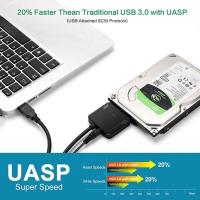China High Compatible 2.5 3.5 Inch SSD HDD Hard Drive Disk USB 3.0 to Sata Cable for sale