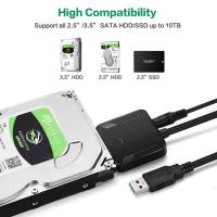 China High Compatible 2.5 3.5 Inch SSD HDD Hard Drive Disk USB 3.0 to Sata Cable for sale