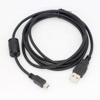 China 1m Magnetic Ring Mini USB Data Charger Cable with Ferrite Core for Digital Cameras - 480Mbps Speed, 2A Charging Current for sale