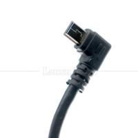 China 90° Left Angle USB A Male to Mini 5P Cable for PS3 Controller - 1M Length, 2A Charging Current for sale