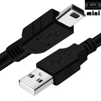 China Custom OEM USB to Mini B Cable 1m 2m 3m Length with 0.5A 1A 2A Charging Current for Data Transfer for sale