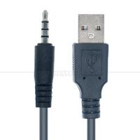 China USB to 3.5mm Audio Charging Cable TRRS 4 Poles 1m 2m for Speaker Headphones for sale