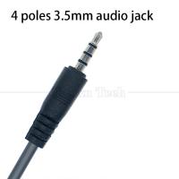 China USB to 3.5mm Audio Charging Cable TRRS 4 Poles 1m 2m for Speaker Headphones for sale