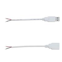 China Custom USB A Male to Open End Tinned Wire Breakout Extension Cable 1m 2m 3m for sale