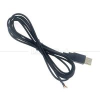 China Shield USB A Male to 4 Bare Wires Open End Pigtail Cable 0.1M-5M Length for DIY Electronics and Charging for sale