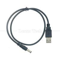 China USB to DC 5.5x2.1mm Barrel Jack Power Charger Cable 1M 5V 2A for LED Lamp Router for sale