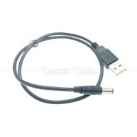 China USB to DC 5.5x2.1mm Barrel Jack Power Charger Cable 1M 5V 2A for LED Lamp Router for sale