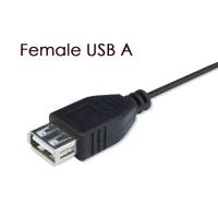 China Custom OEM USB 2.0 Type A Male to Female Extension Cable 1m 2m Data Charging for sale