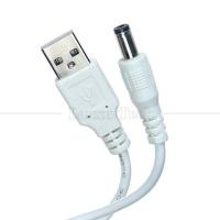 China USB A Male to 2.1x5.5mm DC Barrel Jack Power Charging Cable 1m 24AWG 5V 2A for Router for sale