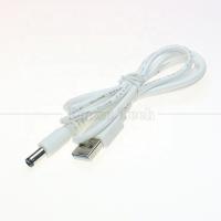 China USB A Male to 2.1x5.5mm DC Barrel Jack Power Charging Cable 1m 24AWG 5V 2A for Router for sale