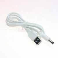 China USB A Male to 2.1x5.5mm DC Barrel Jack Power Charging Cable 1m 24AWG 5V 2A for Router for sale