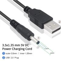 China USB to DC 3.5x1.35mm Power Charger Cable 1 Meter 5V 2A for Router Speaker for sale