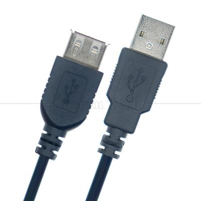 China USB 2.0 Type A Male to Female Extension Cable 1M 2A Data Charging for Keyboard Mouse for sale