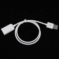 China USB 2.0 Type A Male to Female Extension Cable 1M White for Data Charging Computer Accessories for sale