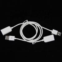 China USB 2.0 Type A Male to Female Extension Cable 1M White for Data Charging Computer Accessories for sale